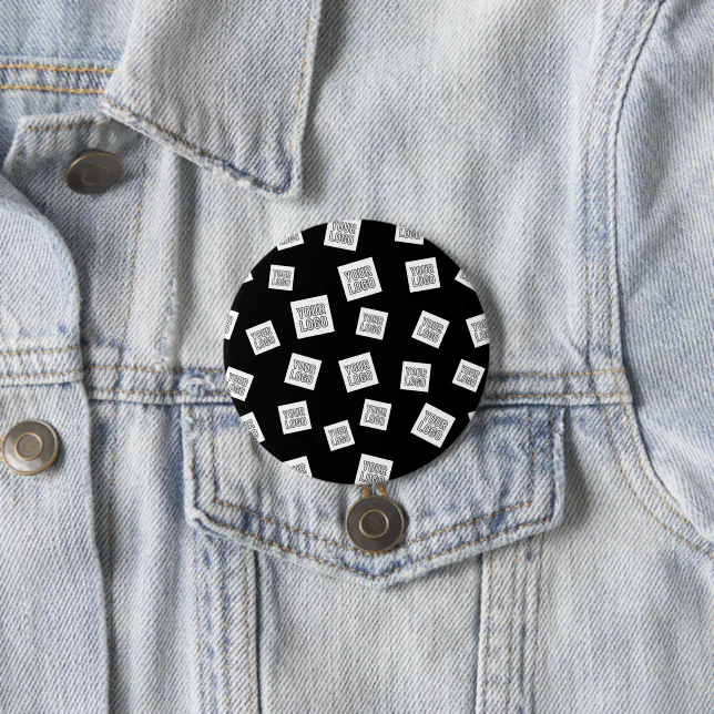 Your Logo, Photo or other Image | Random Placement Button | Zazzle