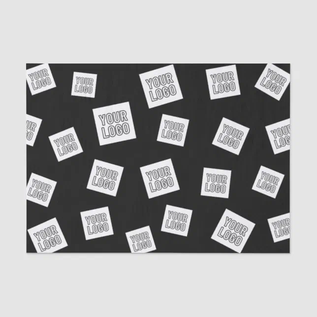 Your Logo, Photo or other Image | Random Placement Tissue Paper | Zazzle