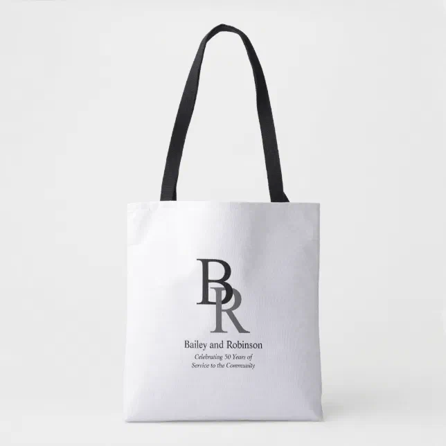 Your Logo Professional Business Promotional Event Tote Bag | Zazzle