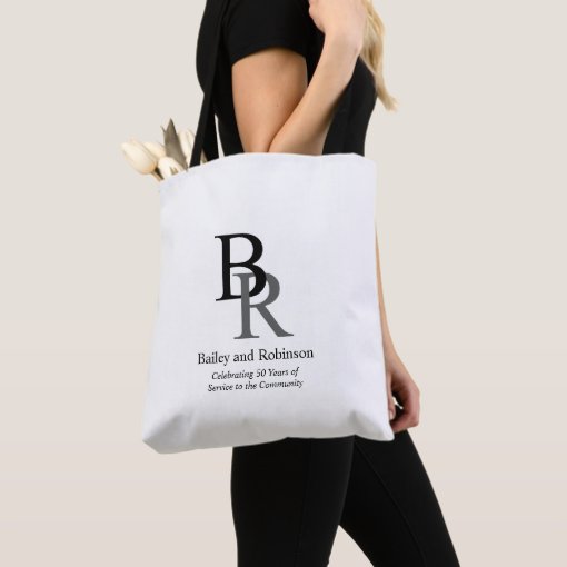 Your Logo Professional Business Promotional Event Tote Bag | Zazzle