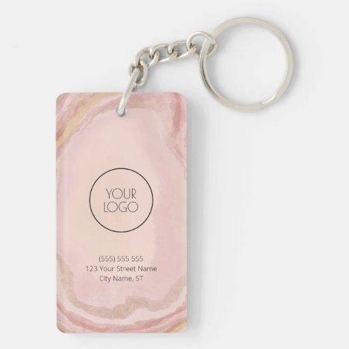 Your Logo QR Code Business Professional Marketing Keychain | Zazzle