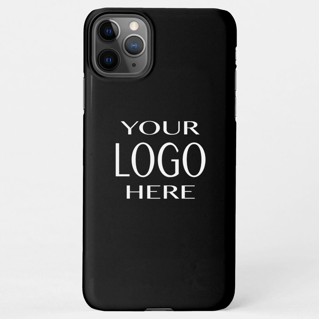 Your Logo | Simple Logo Replacement iPhone Case | Zazzle