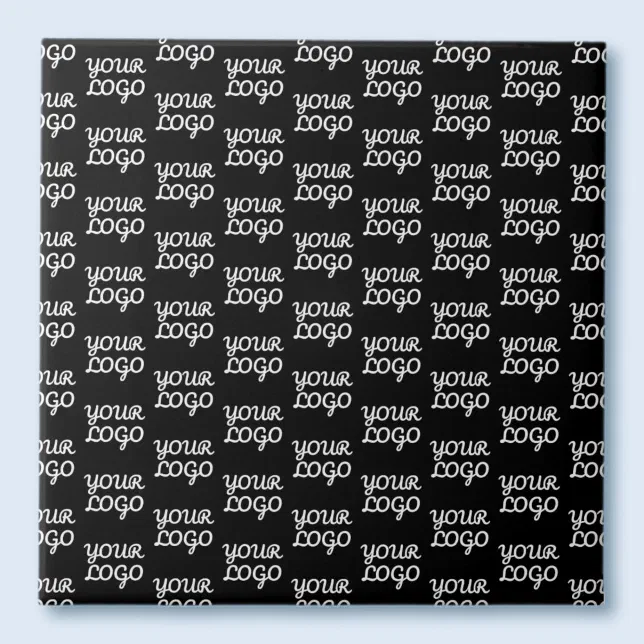 Your Logo | Simple Repeating Logo Pattern Ceramic Tile | Zazzle