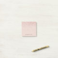 Your Message Rose Gold Glitter Post-it Notes | Zazzle