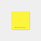 Your Message Vibrant Bright Yellow Post-it Notes | Zazzle