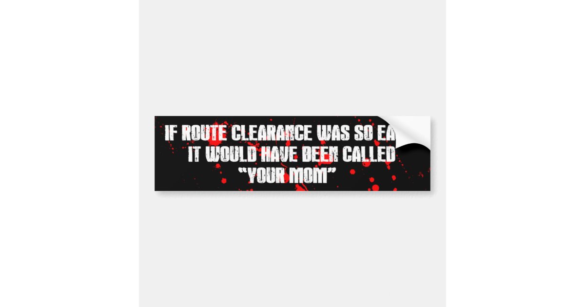 Your Mom Bumper Sticker | Zazzle