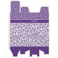 Your Name 80th Birthday Purple Number 80 Pattern Wine Box | Zazzle