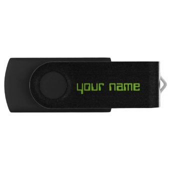 "Your Name" and Emoji USB Flash Drive | Zazzle