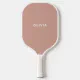 Your Name on Simple Neutral Terracotta Pickleball Paddle | Zazzle