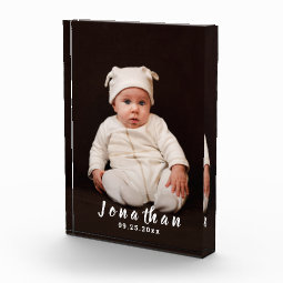 Your Name Personalized Photo Block | Zazzle