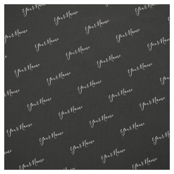 Typography Upholstery Fabric | Zazzle