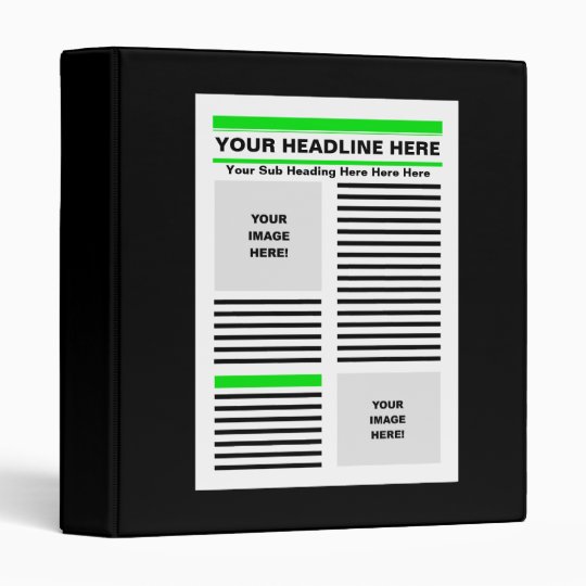 Your Newspaper Binder | Zazzle.com