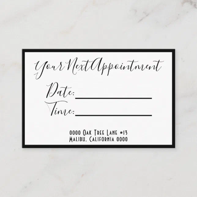 Your next appointment | Zazzle