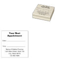 Your Next Appointment Patient Reminder Template Rubber Stamp | Zazzle