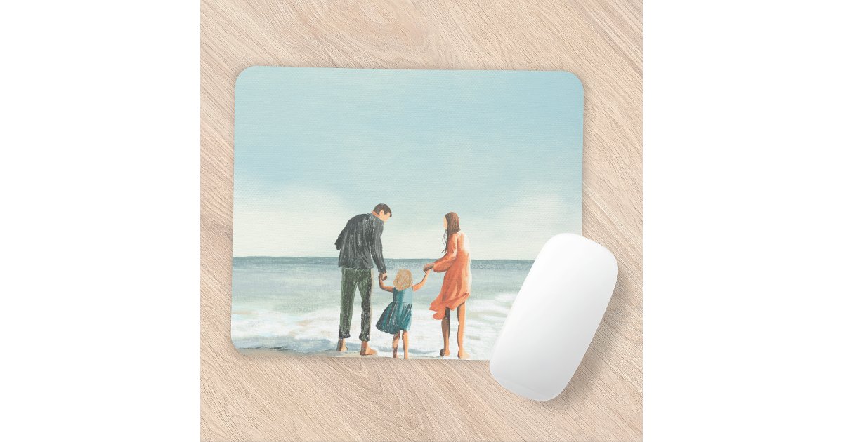 Your Own Artwork | Upload Your Painting Drawing Mouse Pad | Zazzle