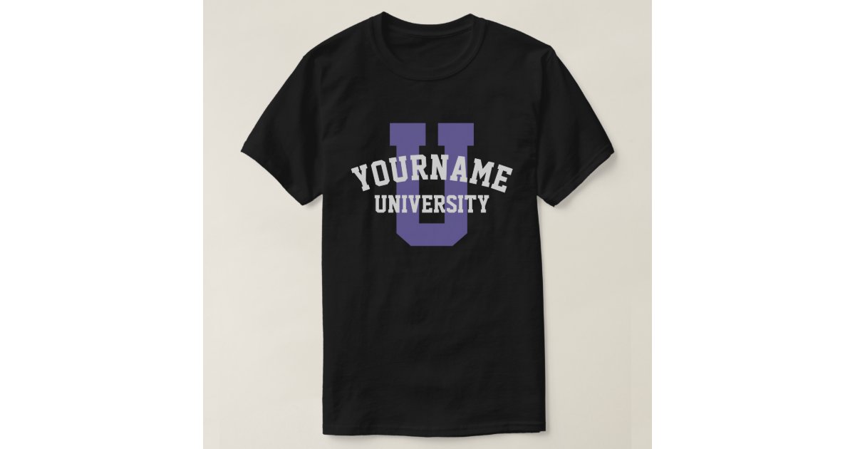 Your Own Personalized University Logo T-Shirt | Zazzle