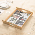 Your personal photos on this serving tray | Zazzle