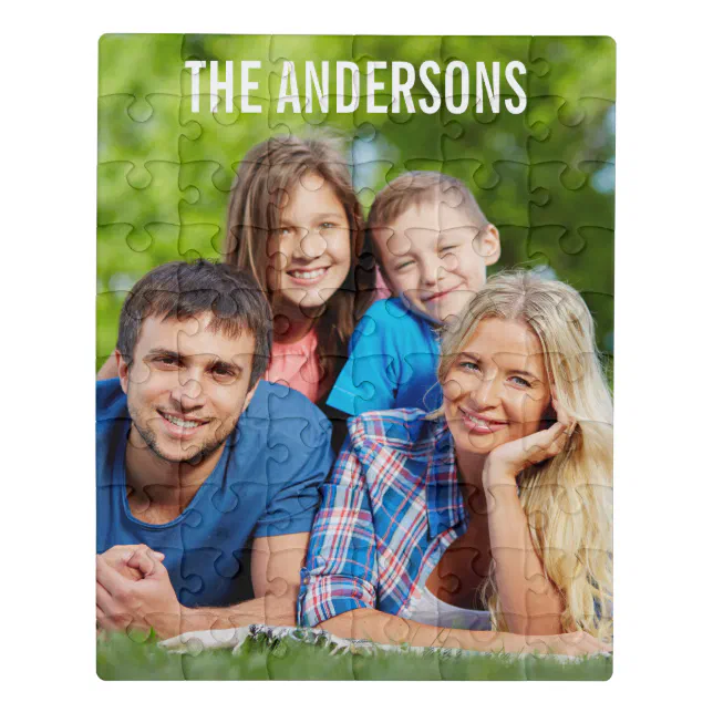 Your Personalized Family Photo Puzzle Acrylic L | Zazzle