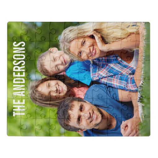 Your Personalized Family Photo Puzzle Acrylic L | Zazzle