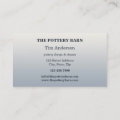 Your Photo Ceramic Artisan Pottery Business Card | Zazzle
