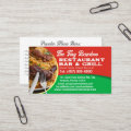 Your Photo Chef Cook Restaurant Catering Services Business Card | Zazzle