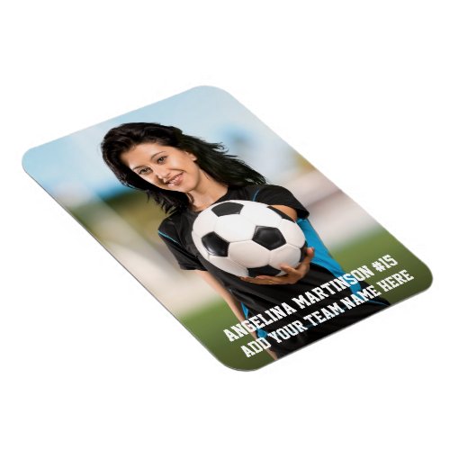 Your Photo Custom Soccer or Your Sport Magnet | Zazzle