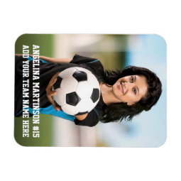 Your Photo Custom Soccer or Your Sport Magnet | Zazzle