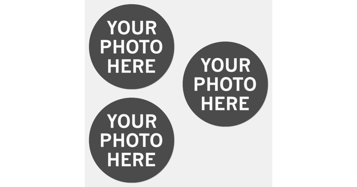 Your Photo Here Labels | Zazzle