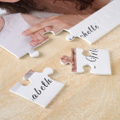 Your Photo Personalized Name Jigsaw Puzzle | Zazzle