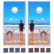 Your Photo Text Cornhole Set with Custom Text | Zazzle