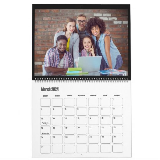 YOUR PHOTOS custom calendar (ANY YEAR!) | Zazzle