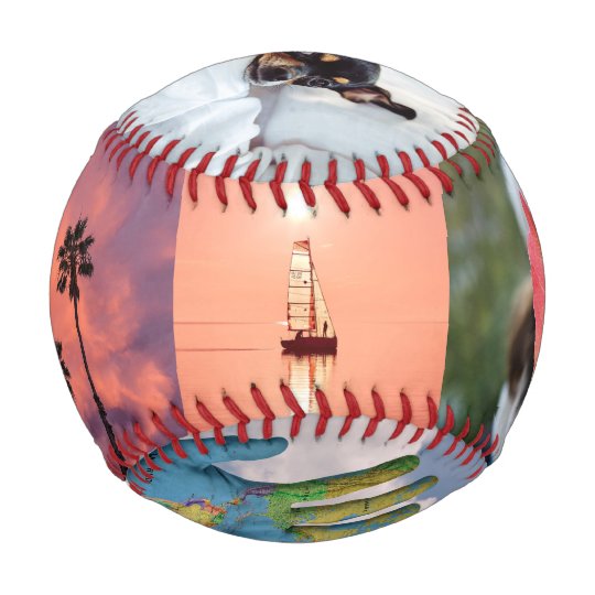 YOUR PHOTOS custom collage baseball | Zazzle.com