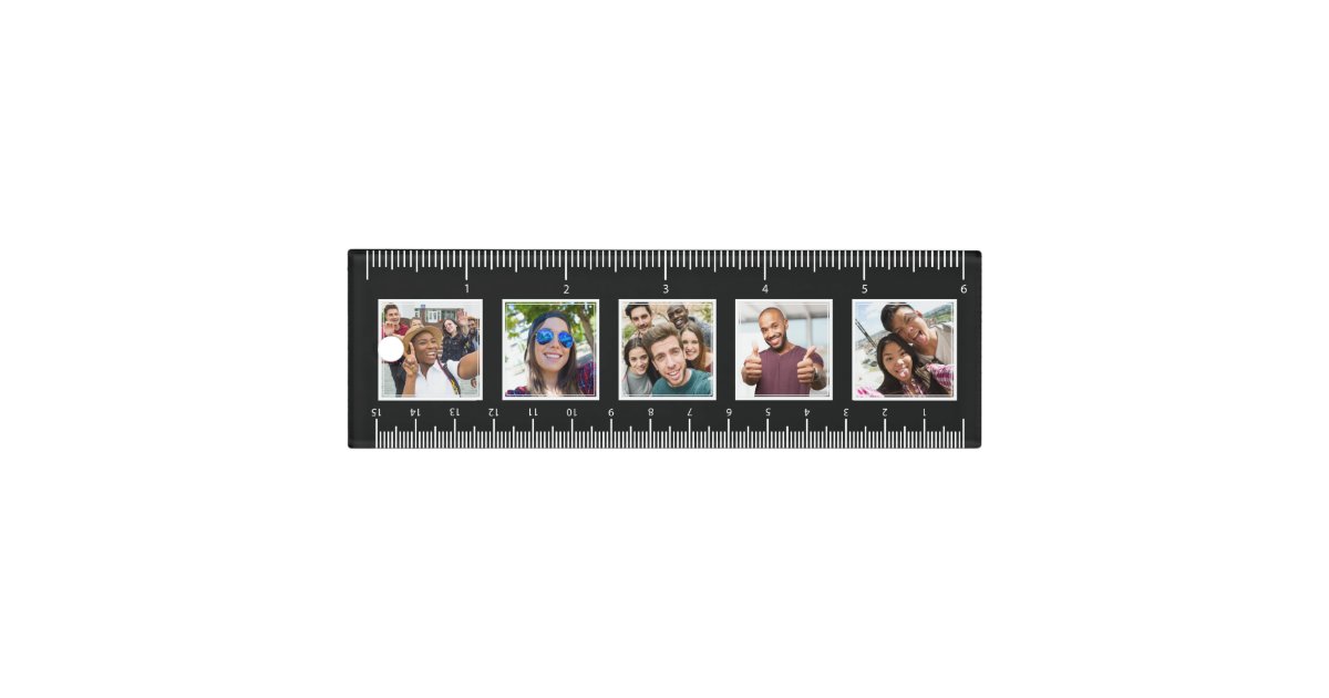 YOUR PHOTOS custom ruler | Zazzle