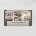 Your Photos Showcase Interior Designer Business Card | Zazzle