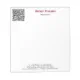 Your QR Code and Custom Text Business Notepad | Zazzle