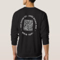 Your QR Code Custom Text Personalized Sweatshirt | Zazzle