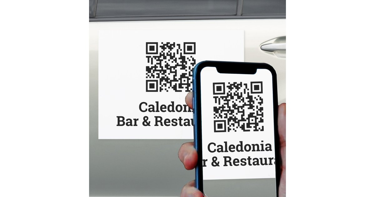 Your QR Code Design Car Magnet | Zazzle
