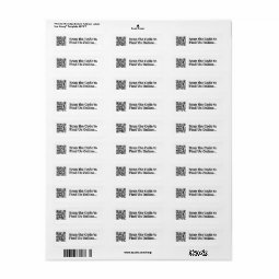 Your QR Code Design Label | Zazzle