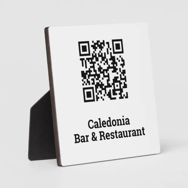 Your QR Code Design Plaque | Zazzle