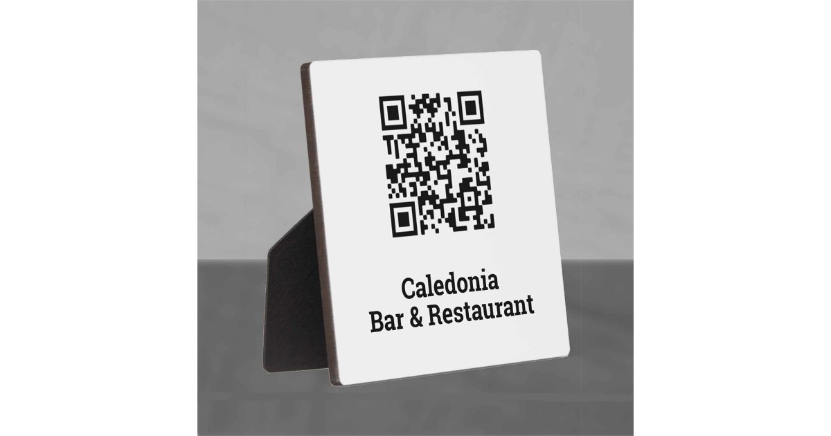Your QR Code Design Plaque | Zazzle