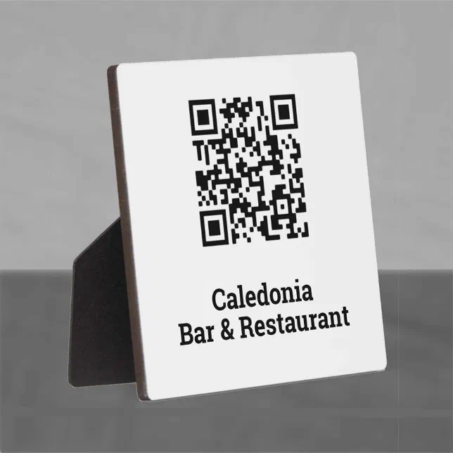 Your QR Code Design Plaque | Zazzle