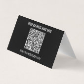 Your QR Code Name Info Custom Colors Business Card | Zazzle