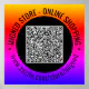 Your QR Code Posters Example with Custom Text | Zazzle
