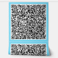 Your QR Code Scan Custom Color Personalized Wallpaper | Zazzle