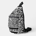 Your QR Code Scan Info Custom Color Sling Bag | Zazzle