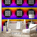 Your QR Code Scan Info Custom Text Personalized Wallpaper | Zazzle