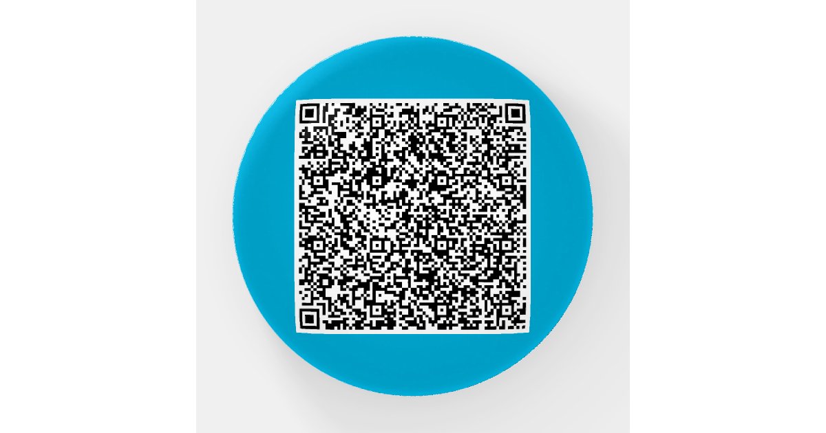 Your QR Code Scan Info Text Paperweight Example | Zazzle