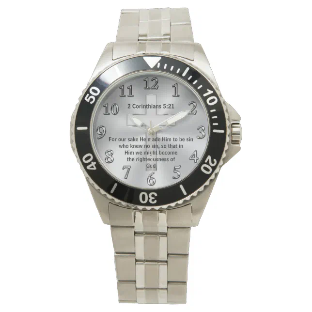 YOUR SCRIPTURE Christian Watch for Men or Women | Zazzle
