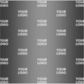 Your Simple Repeating Logo | Transparent & Black Sticker | Zazzle
