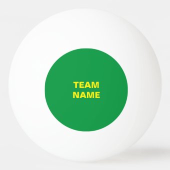Your Team Football Ping Pong Ball | Zazzle